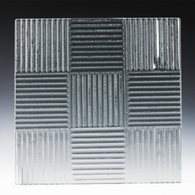 Crossreed Textured Glass for Walls, Glass Cladding and Glass Balustrade