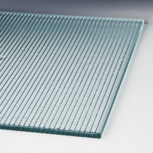 Linear Textured Glass Used For Dividers, Doors and Feature Walls