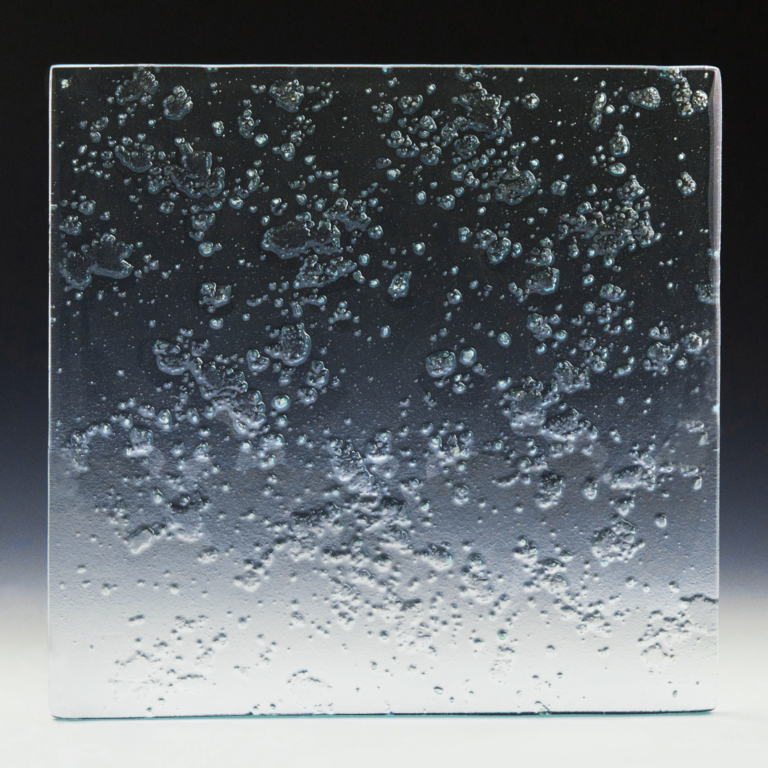 Quarry Textured Glass Kiln-Formed Glass Partitions made by Nathan Allan