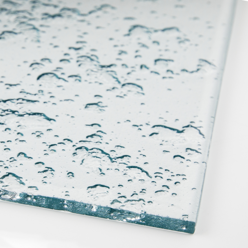 Quarry Textured Glass Kiln-Formed Glass Partitions made by Nathan Allan