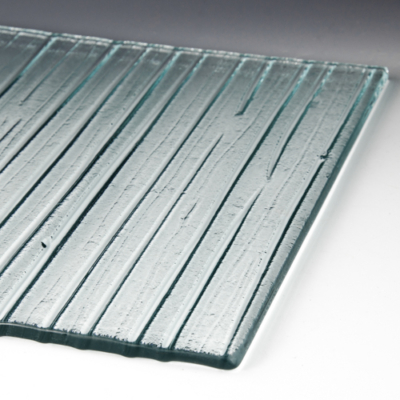 Stream Textured Glass used for Walls, Cladding, Doors and Partitions