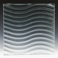 Wave Textured Glass perfect for Healthcare or Office applications