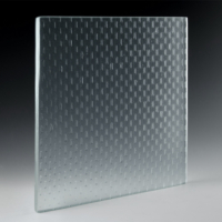 Linear Textured Glass Used For Dividers, Doors and Feature Walls