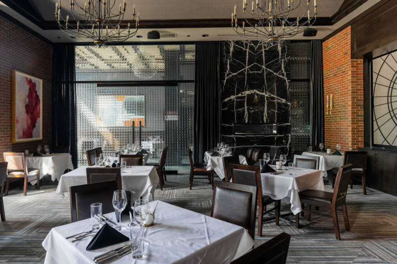 Architectural Textured Glass Partitions | Nathan Allan Glass Studios