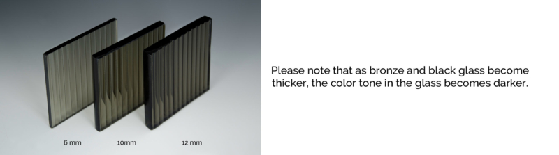 Fluted Micro Bronze Architectural Cast Glass is great for your build