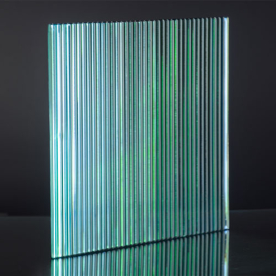 Low Iron Textured Glass Stair Treads made by Nathan Allan